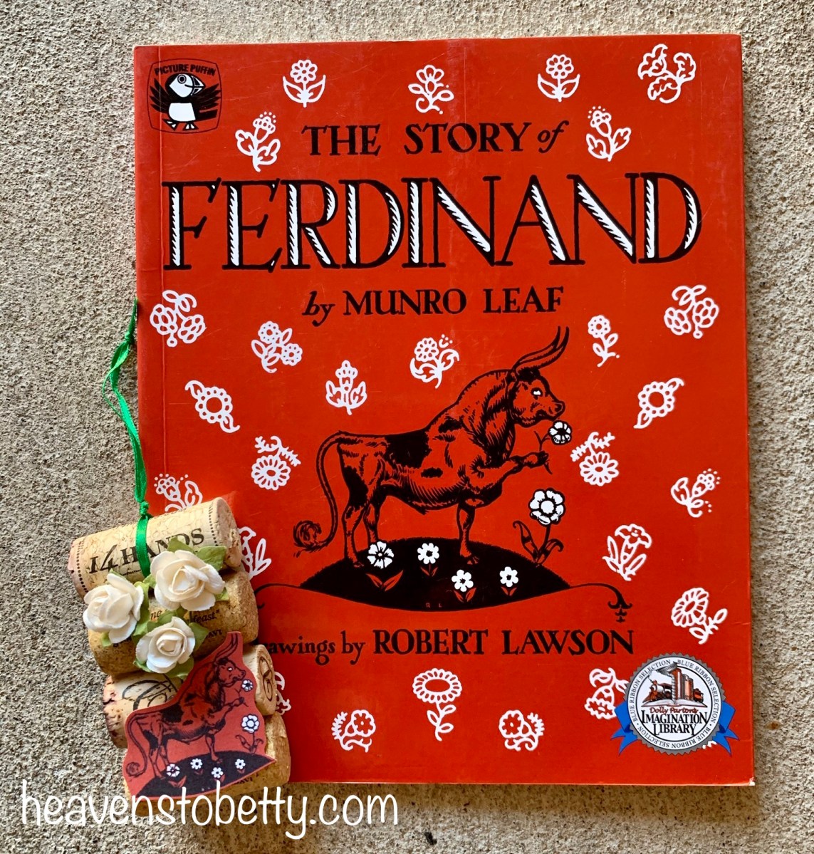 The Story of Ferdinand – Five in a Row Christmas Ornament – heavens to ...